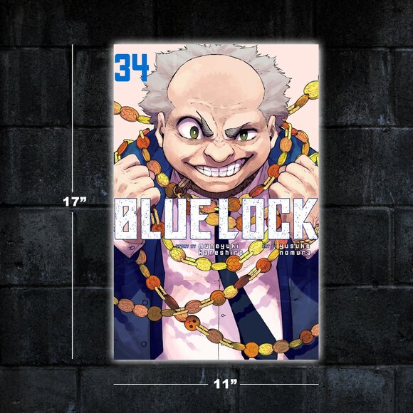 Art | Bluelock Book 34 Manga Poster 11x17 Wall Art Merch Gift Anime ...